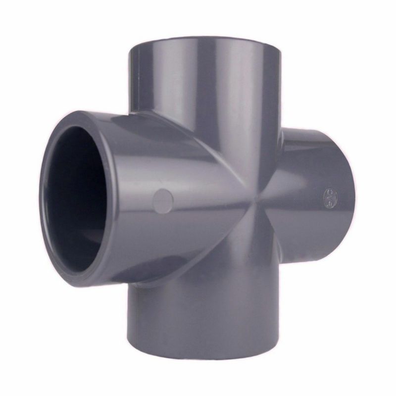 40mm PVC 4 Way Cross Connector