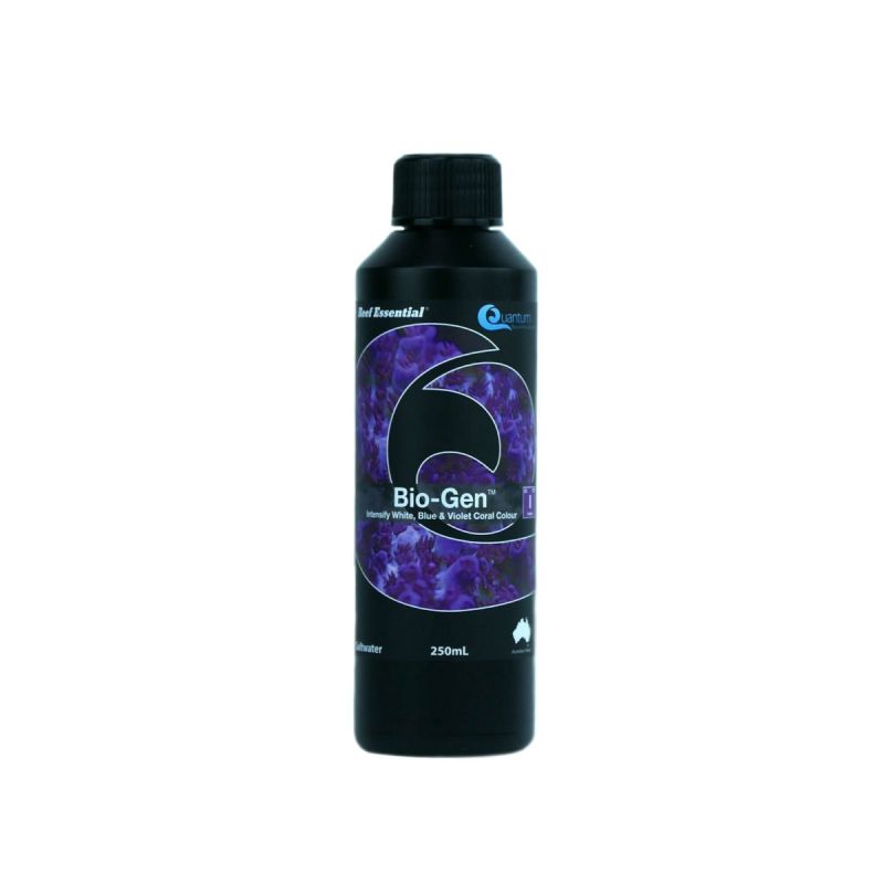 Quantum Bio Gen (White, Blue & Violet) 250ml at Kraken Corals