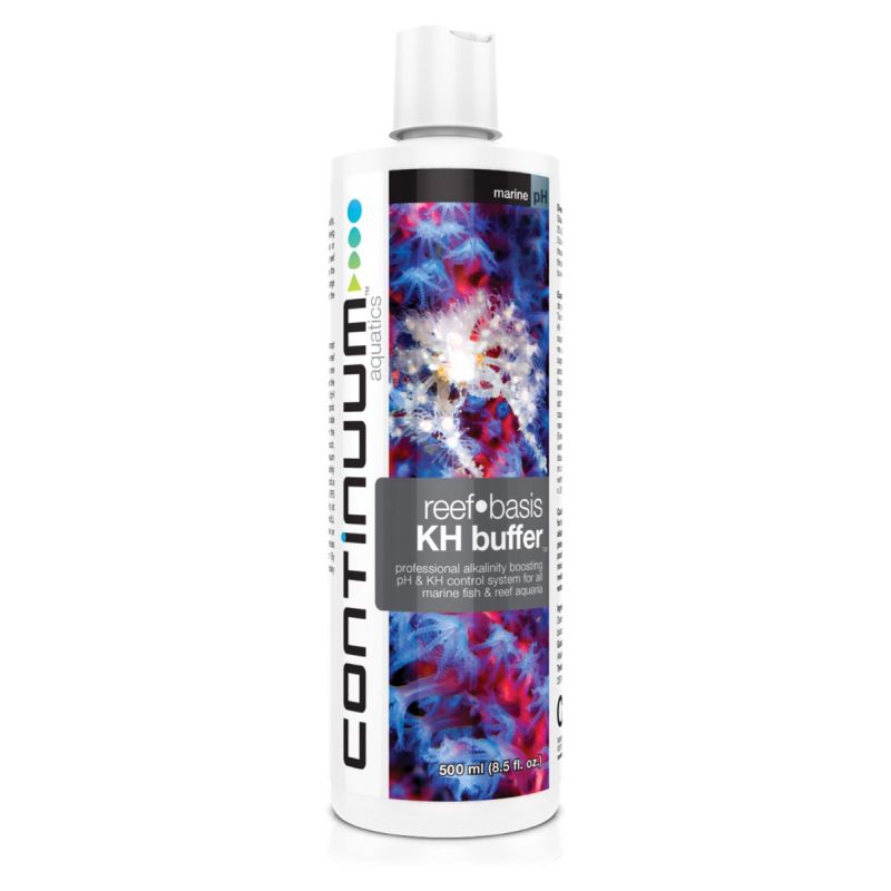 Continuum Basis KH Liquid Buffer 500ml - Boost pH and KH for marine fish